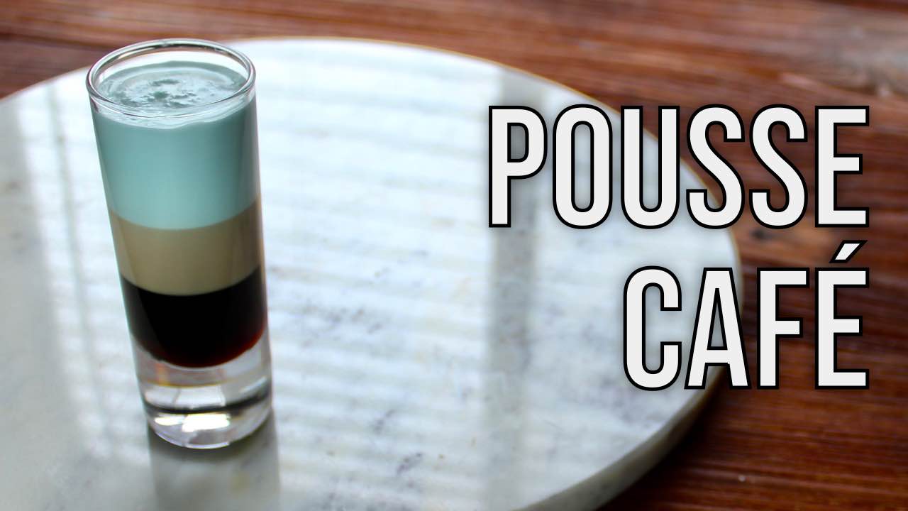 Pousse Café Cocktails - Vintage American Cocktails